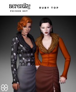 50+ Beautiful Sims 4 CC Tops You Should See – Taylor's CC Finds