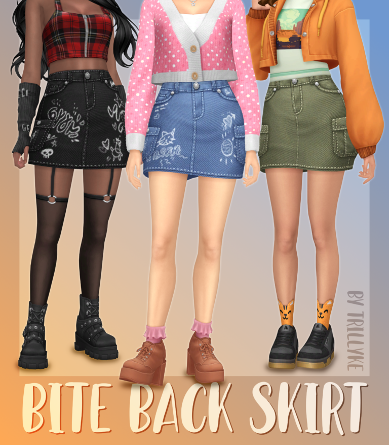25+ Adorable Sims 4 CC Skirts You Need – Taylor's CC Finds